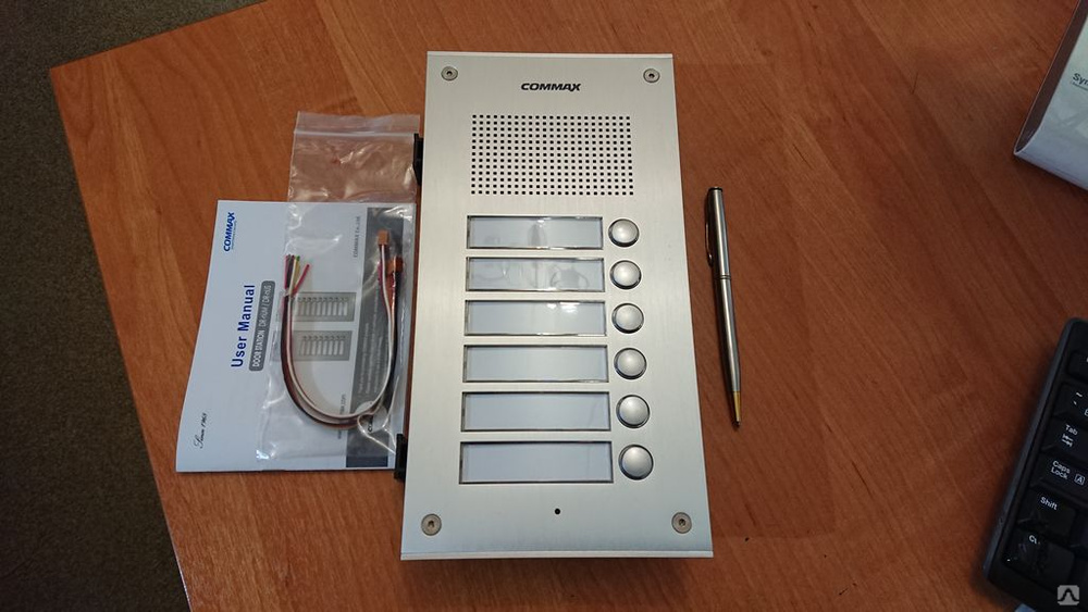 Commax DR-6UM многоквартирная вызывная аудиопанель на 6 абонентов ...
