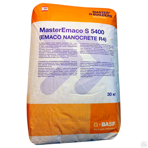 Ремонтная смесь для бетона MasterEmaco® S 5400,30 кг, цена в ...