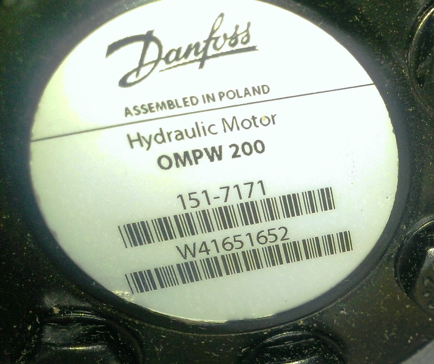 Гидромотор OMPW 200 151-7171 диам. 25 мм шпонка, фланец колесо ...